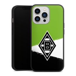DeinDesign iPhone 13 Pro Handy Premium Silikon H&uuml;lle Handyh&uuml;lle schwarz Case Borussia M&ouml;nchengladbach Bmg Official Licensed Product Silikon Premium Case