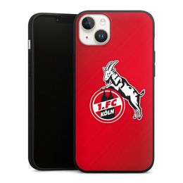 DeinDesign iPhone 14 Handy Premium Silikon H&uuml;lle Handyh&uuml;lle schwarz Case 1. Fc K&ouml;ln Effzeh Official Licensed Product Silikon Premium Case