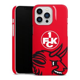 DeinDesign iPhone 13 Pro Handy Premium Case Smartphone Handyh&uuml;lle Schutzh&uuml;lle gl&auml;nzend Devil 1. Fc Kaiserslautern 1. Fck Premium Case