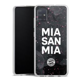 DeinDesign Galaxy A51 Handy Silikon H&uuml;lle Case transparent Handyh&uuml;lle Mia San Mia Girl Style Fc Bayern M&uuml;nchen Silikon Case
