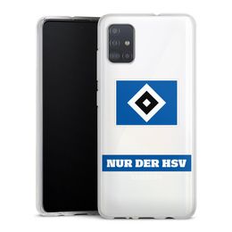 DeinDesign Galaxy A51 Handy Silikon H&uuml;lle Case transparent Handyh&uuml;lle Hamburger Sv Statement Hsv Silikon Case