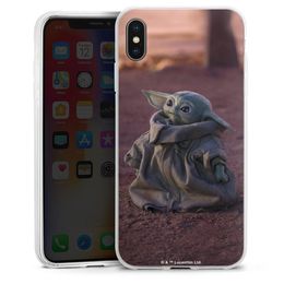 DeinDesign iPhone Xs Max Handy Silikon H&uuml;lle Case transparent Handyh&uuml;lle The Child Star Wars Baby Yoda Silikon Case