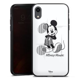 DeinDesign iPhone Xr Handy Silikon H&uuml;lle Case schwarz Handyh&uuml;lle Mickey Mouse Disney Official Licensed Product