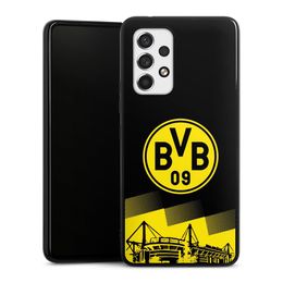DeinDesign Galaxy A53 5G Handy Silikon H&uuml;lle Case schwarz Handyh&uuml;lle Bvb Stadium Borussia Dortmund