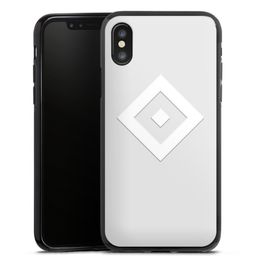 DeinDesign iPhone X Handy Silikon H&uuml;lle Case schwarz Handyh&uuml;lle Hsv Hamburger Sv Coat Of Arms