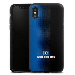 DeinDesign iPhone X Handy Silikon H&uuml;lle Case schwarz Handyh&uuml;lle Logo Official Licensed Product Hsv