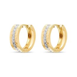 FAVS. FAVS Paar Creolen Damen-Creolen 375er Gelbgold (Paar), gelb|goldfarben
