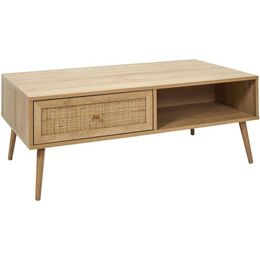 Couchtisch aus Holz 1 Schublade Bali