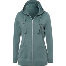 Kapuzenstrickjacke