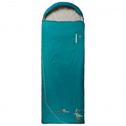 Grüezi Bag Grüezi Bag - Biopod Wolle Goas Comfort - Kunstfaserschlafsack Gr 191 cm Zip. Left Blau