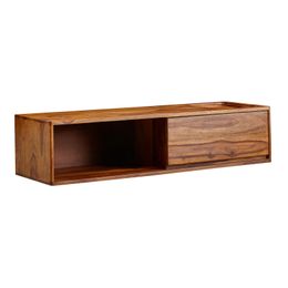 TV Schrank FineBuy Lowboard Hängend 108x25x34 cm Holz Massiv Fernsehkommode