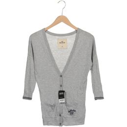 Hollister Damen Strickjacke, grau, Gr. 34