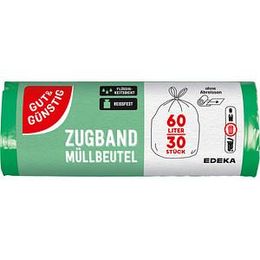 GUT&GÜNSTIG GUT&GÜNSTIG Müllbeutel 60,0 l grün, 30 St.