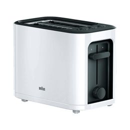 Braun PurEase HT 3010 WH Toaster Weiß (1000 Watt, Schlitze: 2)