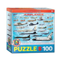Eurographics Puzzle Eurographics 6100-0086 Flugzeuge 100 Teile Puzzle