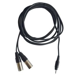 Hilec Audiokabel Miniklinke > 2 x XLR male 1,5m