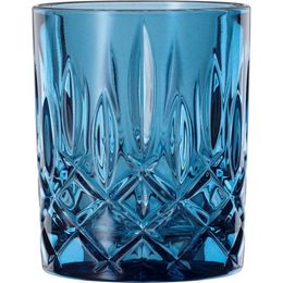 Nachtmann Whiskyglas Noblesse, Kristallglas, Made in Germany, 295 ml, 2-teilig, blau