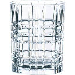 Nachtmann Whiskyglas Square, Kristallglas, Made in Germany, 345 ml, 4-teilig, weiß