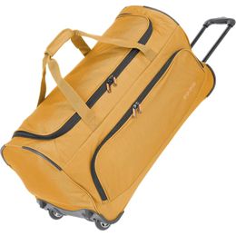 Travelite Reisetasche Basics Fresh, 71 cm, gelb, mit Rollen, gelb