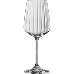 Spiegelau Weißweinglas LifeStyle, Kristallglas, 440 ml, 4-teilig, weiß