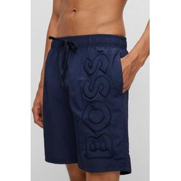 BOSS Badehose Whale, blau