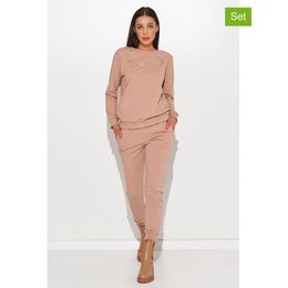 Nominou 2tlg. Outfit in Beige - 40/42