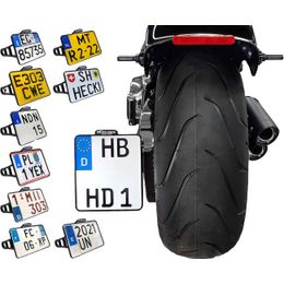 Heinz Bikes Side Mount, Kennzeichentr&auml;ger