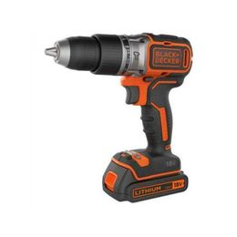 Black & Decker Brsselose 18v percussion trapan/launcher 1 lithium-batterie+validet inkl. bl188k-qw