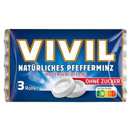 VIVIL® Pfefferminz ohne Zucker Bonbons 84,0 g