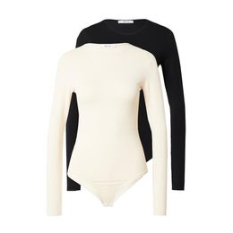 ABOUT YOU Shirts '2er pack Lulu Body' Damen Gr&ouml;&szlig;e XL beige / schwarz
