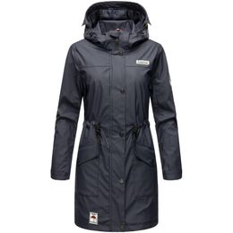 Navahoo Damen Outdoorjacke modischer Outdoor Regenmantel Deike