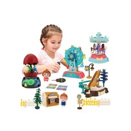 Ealing Spielbausteine DIY-Vergnügungspark zerlegbares Spielzeug Bauspielzeug-Sets für Kinder
