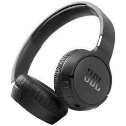 JBL Tune 660 NC On Ear Kopfhörer Bluetooth® Schwarz Noise Cancelling Headset, Faltbar, Mikrofon-Stummschaltung