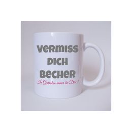 TASSENKING Tasse, Vermiss Dich Becher