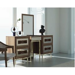 JVmoebel Schminktisch Schlafzimmer Set Kommode mit Spiegel Schminktisch Sideboard 2tlg (1-St.