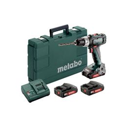 Metabo Akku-Bohrschrauber 18V Akku Bohrschrauber BS 18 L Set mit 3x Akku 2.0