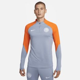 Inter Mailand Strike Third Nike Dri-FIT Fußball-Drill-Oberteil aus Strickmaterial für Herren - Blau