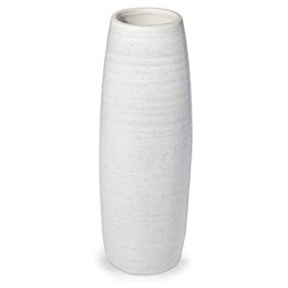 GelldG Dekovase Weiß Dekovase Moderne Deko Blumenvase Bodenvase Vasen Dekoration