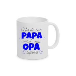 TASSENKING Tasse, Nur der beste Papa wird zum Opa befördert