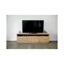 Mayaadi Home Lowboard TV-Schrank Abaro Wildeiche Natur geölt RTV Regal Lowboard Massivholz