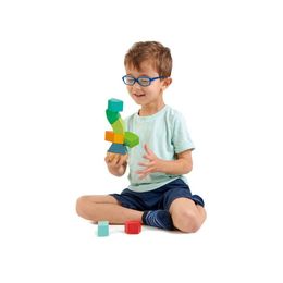 Tender Leaf Toys Magnetspielbausteine Magblocs 10 Bausteine in Kordeltasche Bauklötze