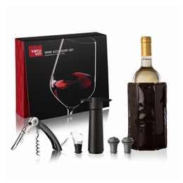 Vacuvin Weinkühler Wein Accessoire Geschenkset 6-tlg.