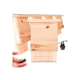 BigDean Nistkasten 5x XL Fledermauskasten Fledermaus Haus Massivholz Handmade in Europe
