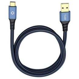 Oehlbach USB 3.1 Anschlusskabel A/USB-C™ 1 m USB-Kabel