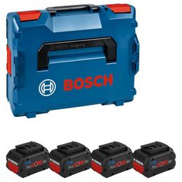 Bosch Akku-Paket 4x ProCORE18V 5.5Ah in L-Boxx Akkupacks