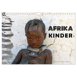 Calvendo Wandkalender Afrika Kinder (Wandkalender 2025 DIN A4 quer)