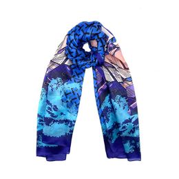 Made in Silk Seiden-Schal in Blau - (L)180 x (B)90 cm