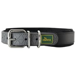 Hunter - Collar Convenience Comfort - Hundehalsband Gr Halsumfang 32-40 cm - Breite 2,0 cm schwarz