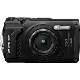 Olympus Tough TG-7 Kompaktkamera (12 MP, 4x opt. Zoom, Bluetooth, WLAN (Wi-Fi), schwarz