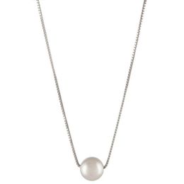 UNIKE JEWELLERY Kette mit Anhänger CLASSY PEARL, UK.CL.1202.0014, mit Perle (synth), silberfarben|weiß